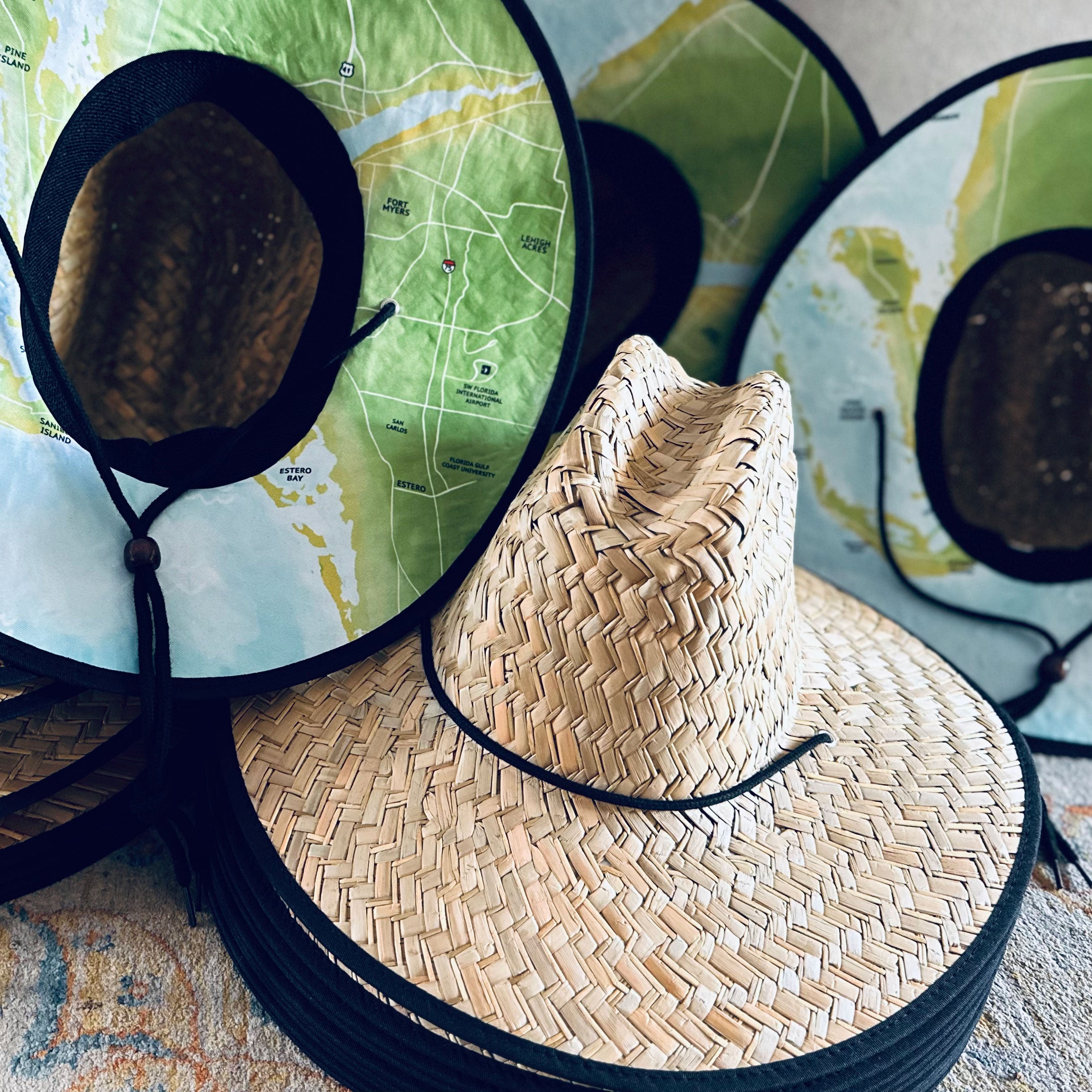 Custom Fabric Straw Hats – Conch District